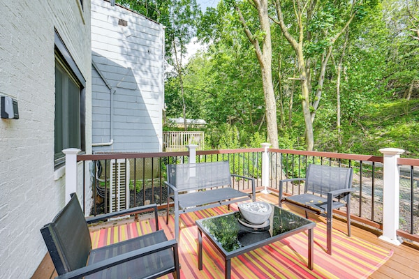 3 Mi To Frick Park: Artsy, Urban Retreat W/ Deck - 몬로빌
