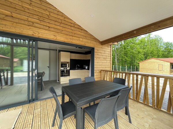 Air-conditioned Chalet Rental At Lac Du Der On The Giffaumont Water Sports Resort. - Département Marne
