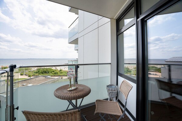 Stylish 2-room Apartment With Sea View, Balcony, Sauna And Pool - Neustadt in Holstein