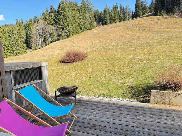 Cozy 8 Pers Apartment With Terrace, Near Slopes, Les Gets - Morzine