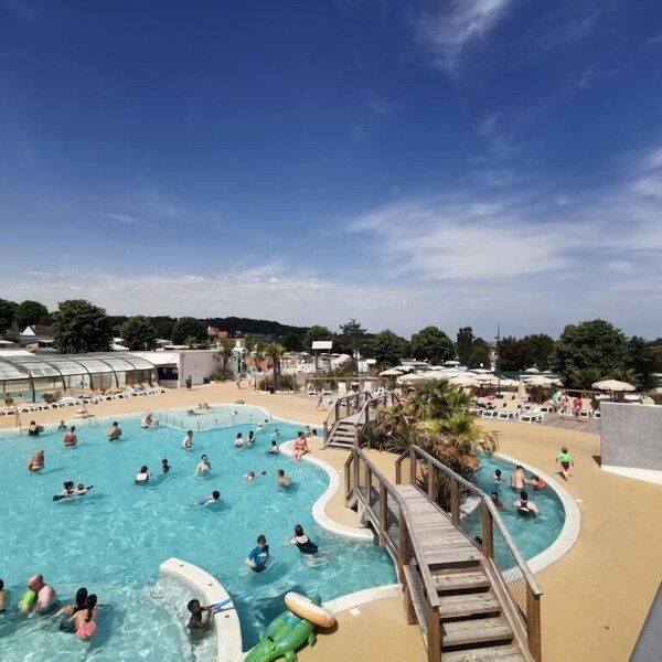 H153 - Mobilhome Cosy 2 Chambres 4 Personnes Camping 5* - Villers-sur-Mer