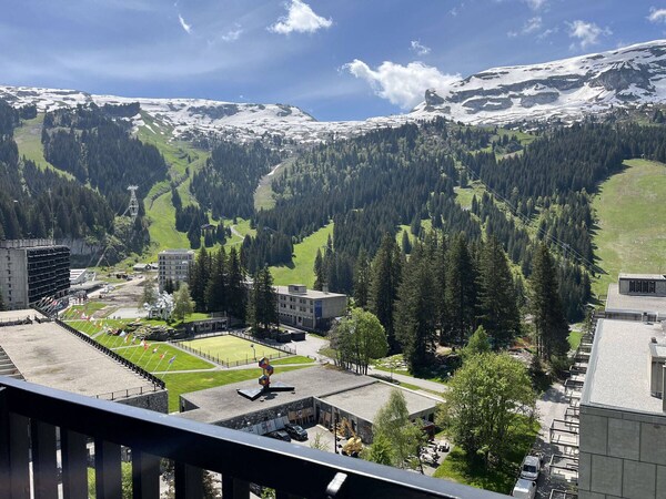 Studio Rénové Proche Pistes Et Commerces Avec Balcon Pour 4 Personnes - Flaine