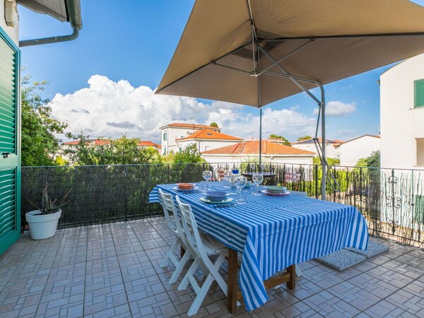 Precioso Apartamento Para 6 Personas Con Wifi, A/c, Terraza, Mascotas Permitida Y Aparcamiento - Cecina