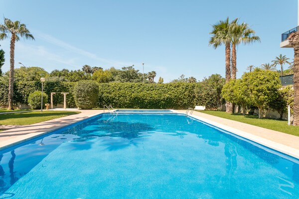 Apartamento 'Boliche' Con Piscina Compartida, Wi-fi Y Aire Acondicionado - San Juan de Alicante