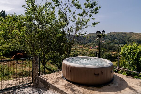 Appartement "Inférieur" Avec Vue Sur Les Montagnes, Jardin Partagé Et Wi-fi - Ponte da Barca