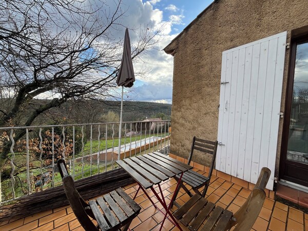 Appartement 4 Personnes  Dans Résidence Avec Piscine  Et Terrasse Privé. - Bauduen