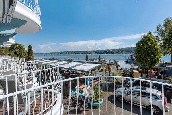 Chambre 'Mit Seeblick Und Balkon' Avec Vue Sur Lac, Terrasse Partagée Et Wi-fi - Lac de Constance