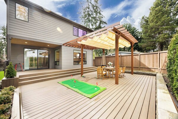 Modern 4br Family Oasis: Treehouse Bunk &Game Room - Edmonds, WA