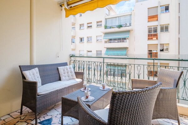 Apartment 'Cannoise Escape' With Balcony, Wi-fi And Air Conditioning - 格拉斯