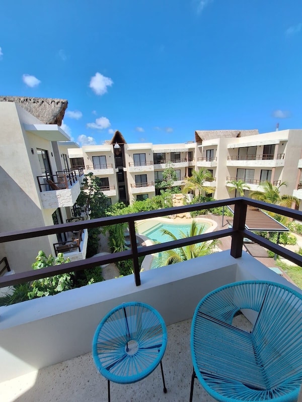 Charming La Perla Studio In Wonderful Tulum With Pool,fitness Room, Wifi, Ac - Tulum