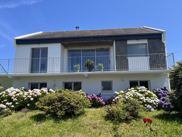 Meerblick  Haus Für 6 Mit Balkon  Garten - Plouguerneau