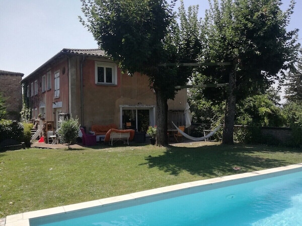Grande Maison 10-14p Piscine La Rose Du Petit Bois - Neuville-sur-Saône