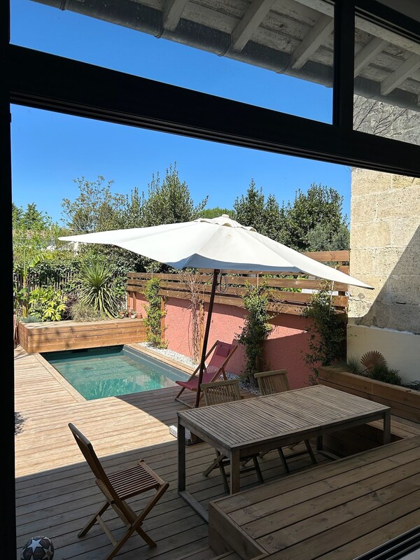 Belle éChoppe Bordelaise Avec Piscine - Le Bouscat
