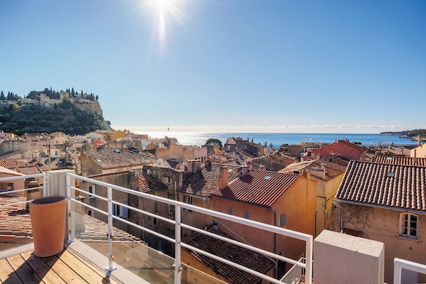 Maison De Village Vue Mer+plages+pkg+clim+asc - Cassis