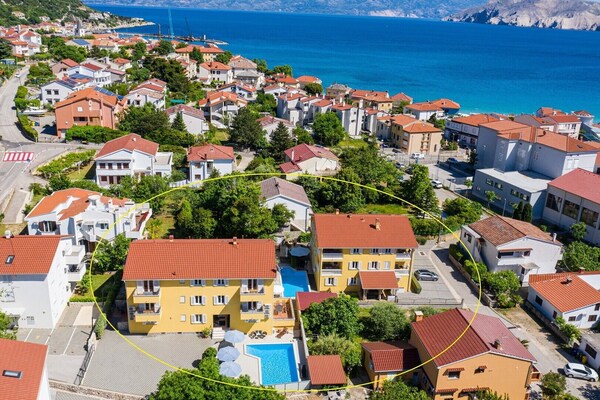 Apartment Gorica 2 No.8 - With Balcony And Pool - Baška