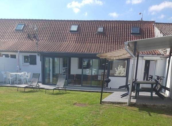 Gite 5 Personnes Avec Véranda Et Terrain Clos à Crecy En Ponthieu - Baie de Somme