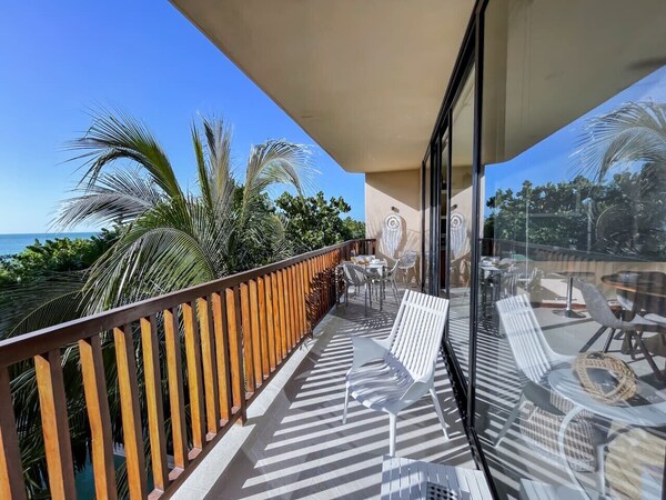 Garden 2br Apt Steps From The Beach W/pool View - Isla Holbox
