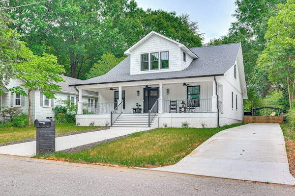 Walk To Uptwn Lexington: Modern Retreat W/ Porch! - Lexington, NC