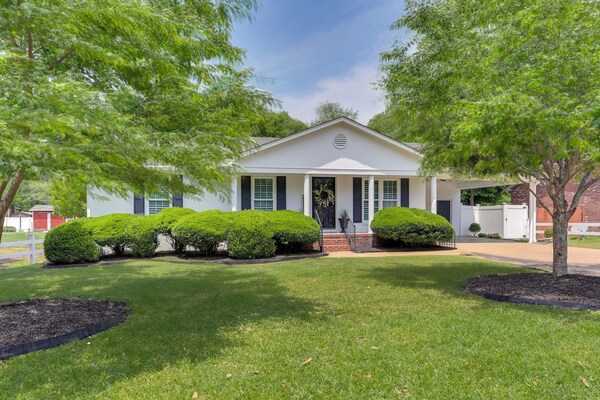 Private Patio + Fenced Yard: Modern Jackson Home - Jackson, TN