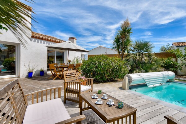 Beheizter Pool, Strand 800m Entfernt, Villa Für 8 - Noirmoutier-en-l'Île