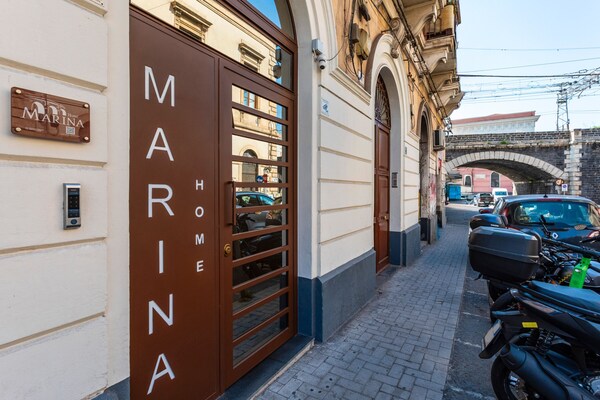 Apartamento 'Marina Home - Luxury' Con Vistas A La Montaña, Wi-fi Y Aire Acondicionado - Sicilia