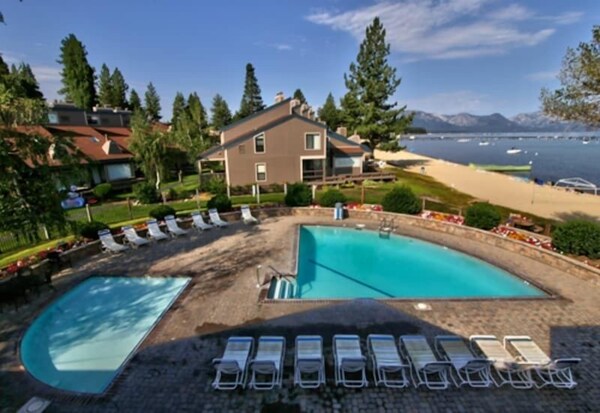 Mv10 Lake Tahoe Condo Steps To The Lake Hot Tub Pool - South Lake Tahoe, CA