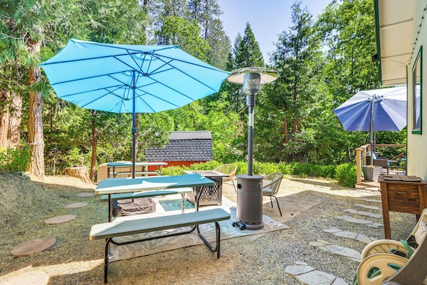 Peaceful Forest Views & Patio: Twain Harte Home - Black Oak Casino Resort