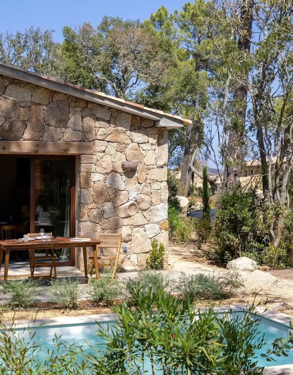 Ferienhaus-übergroß-ensuite Bad-bergblick - Porto-Vecchio