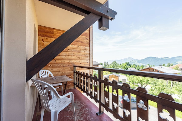 Studio '14 - Charvin' Avec Vue Montagne, Jardin Partagé Et Wi-fi - Arêches