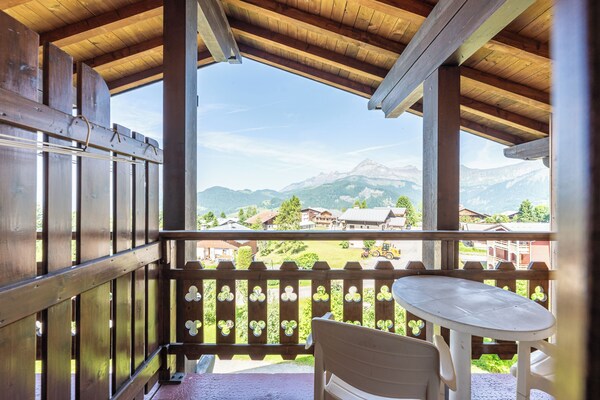 Studio '17 - Le Tetras' Avec Vue Sur Les Montagnes, Balcon Et Wi-fi - Flumet