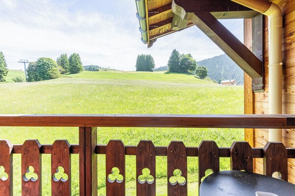 Studio '11 - Les Warrens' Avec Vue Sur La Montagne, Jardin Partagé Et Wi-fi - Crest-Voland
