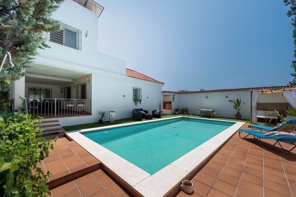 Villa 'La Casona Lujo Y Relax' Con Piscina Privata, Wi-fi E Aria Condizionata - Aljarafe