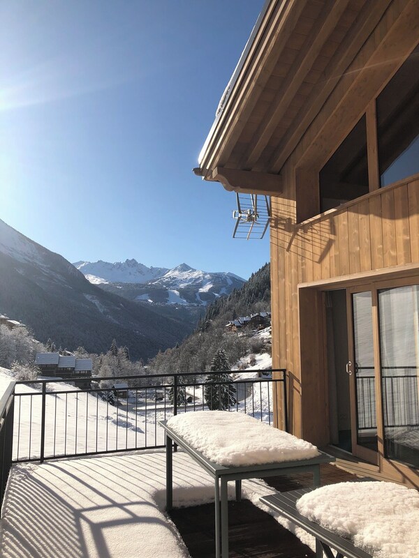 Chalet "L'envers" Avec Vue Sur La Montagne, Terrasse Privée Et Wi-fi - Champagny-en-Vanoise