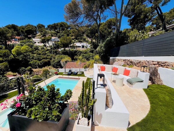 Villa Kalliope (New) - Sea 180° Sight & Easy Beach Access - La Capte