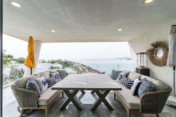 Sea View Residence In Bodrum With Hotel Services - Kıyıkışlacık