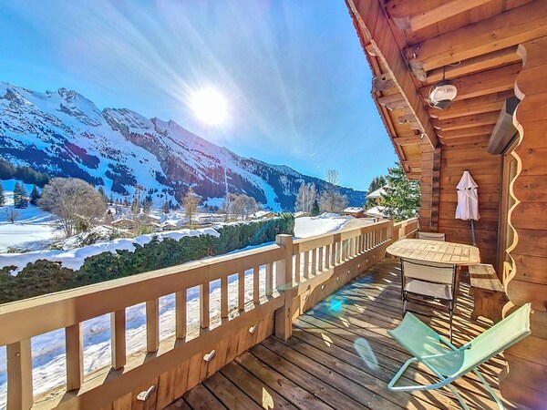 Acogedor Chalet En La Clusaz, 9 Personas, Parking - La Clusaz