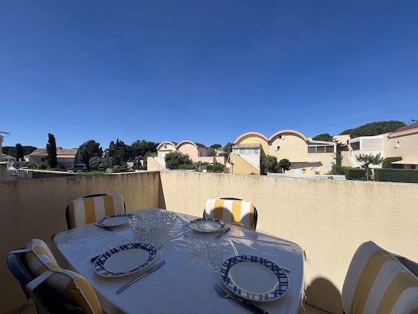 Appartement 2 Pièces Climatisé Avec Parking - Gruissan - Narbonne