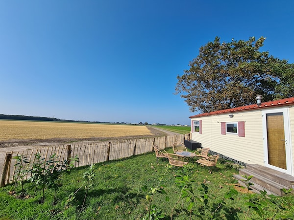 Chalet 'Como La Flor' Julianadorp Flowerfields Overview! - Texel