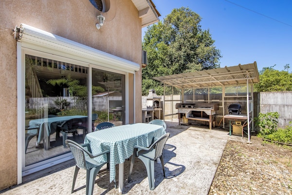 Appartement 'Entre Vignobles Et Océan' Avec Terrasse Privée, Jardin Partagé Et Wi-fi - Vendays-Montalivet