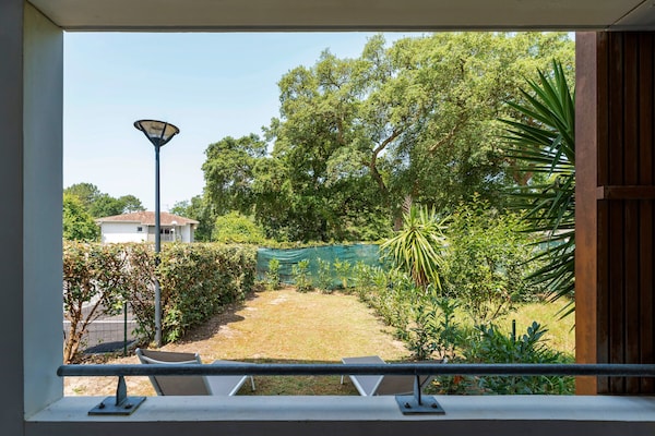 Appartement 'Charmant T2 Au Calme' Avec Terrasse Privée, Jardin Privé Et Wi-fi - Seignosse