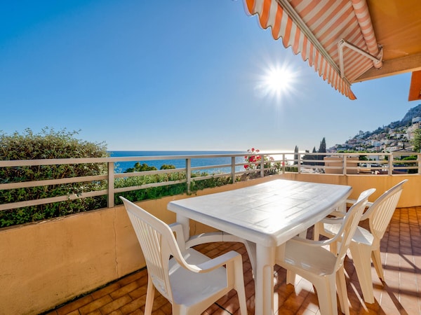 Apartment For 8 People With Sea View And Wi-fi In Roquebrune-cap-martin - Roquebrune-Cap-Martin