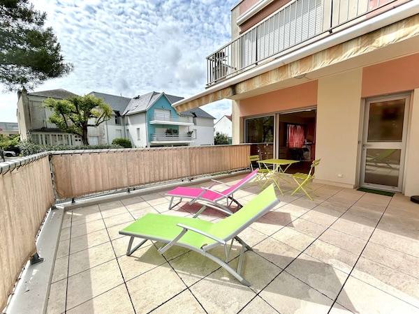 Appartement 2 Chambres Avec Terrasse Et Parking à La Baule, Proche Plage - Plage de La Baule