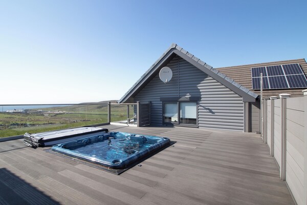 West Horizon Country House With Ocean Sunset Views - Lochinver