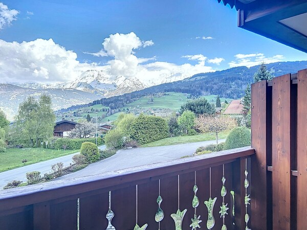 Appartement Proche Village, Accès Ski Bus, Vue Mont Blanc - Combloux