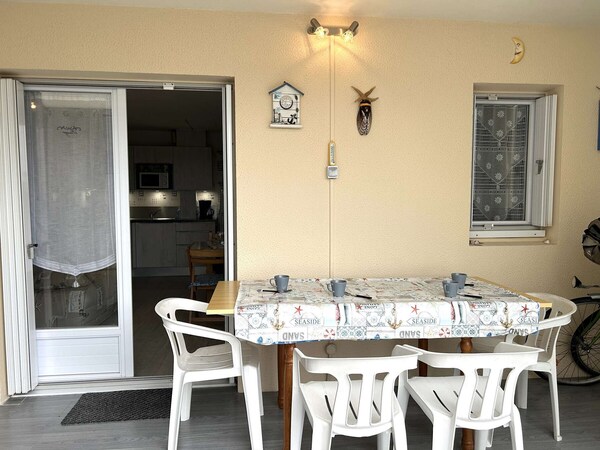 2-room Apt For 4 Near Beach With Terrace, Garage, St Hilaire De Riez - Saint-Hilaire-de-Riez