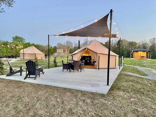 White Oak- Glamping @ The River Bluff Cabins - Oklahoma