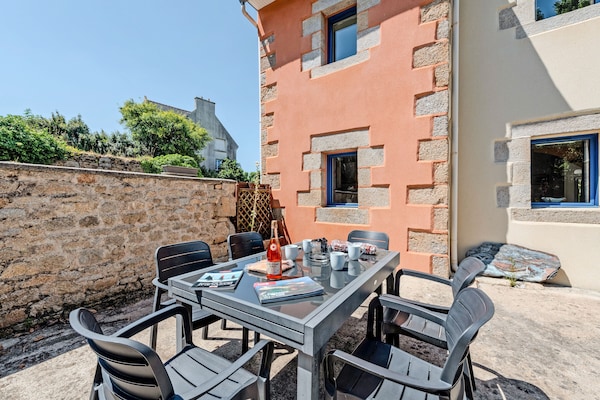 Casa Vacanze 'Gîte De Pen Douar' Con Terrazza Privata, Giardino Privato E Wi-fi - Roscoff