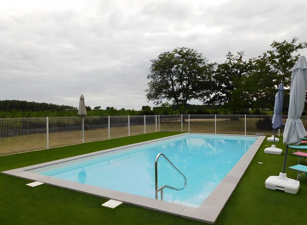 'Bruyères - Domaine Des Landes' Avec Piscine Partagée, Terrasse Privée Et Jardin Partagé - Mézos