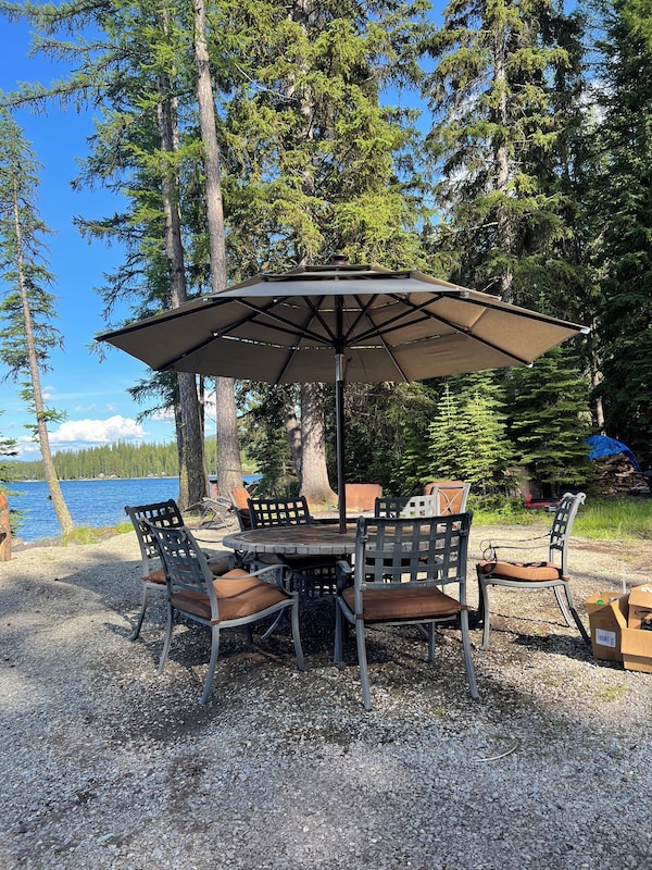 Montana Waterfront, Two Lakefront Cabins On Mcgregor Lake! Private Dock Sleeps 7 - Montana