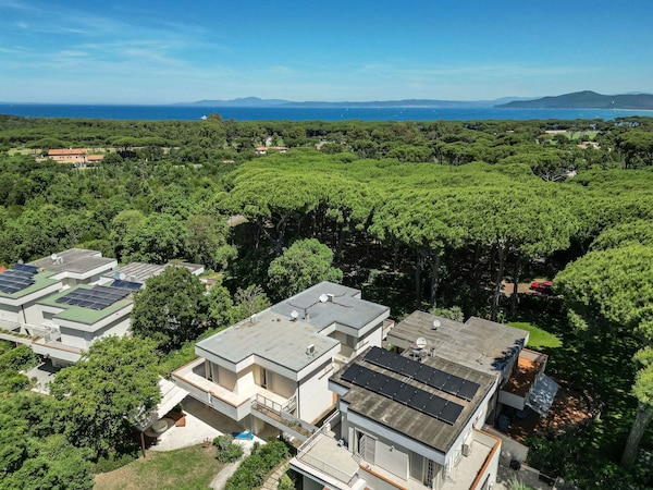 Merveilleuse Maison De Vacances Privée Avec Climatisation, Wifi, Tv, Patio, Animaux Admis, Parking - Castiglione della Pescaia